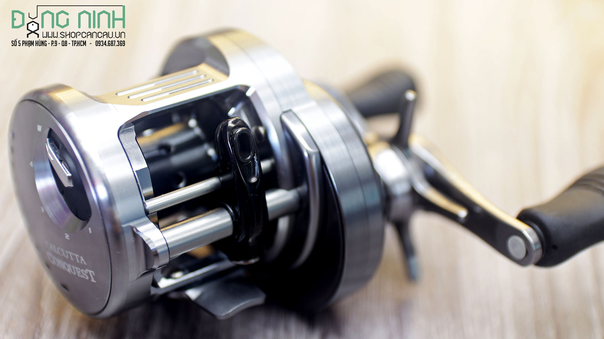 Máy câu ngang Shimano Calcutta Conquest DC - Made in Japan Máy câu ngang Shimano Calcutta Conquest DC - Made in Japan